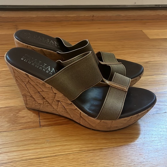 Italian Shoemakers | Shoes | Elegant Italian Wedge Sandals | Poshmark